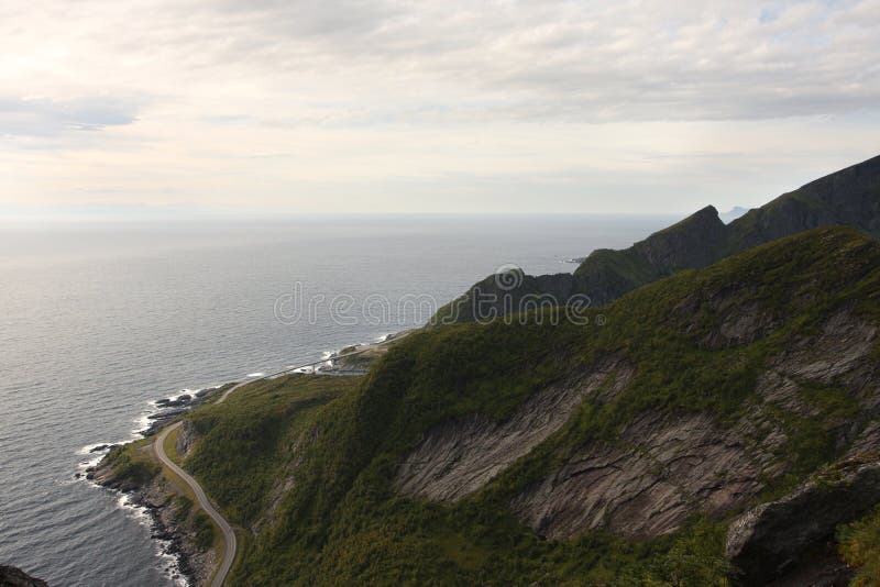Coastline road stock photo. Image of freedom, clouds - 29493104