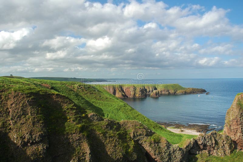 Coastline of Scotland during B Stock Photo - Image of peak, range: 2161902