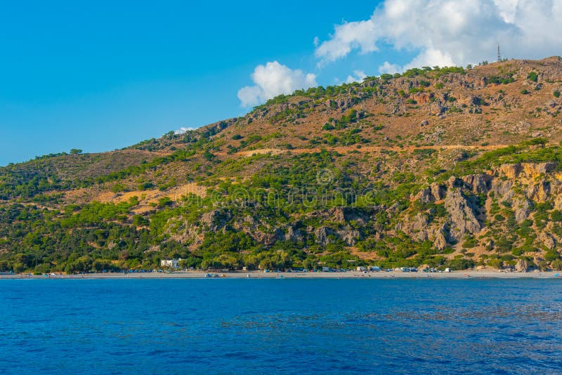 Coastline of Southern Crete in Greece Stock Image - Image of travel ...