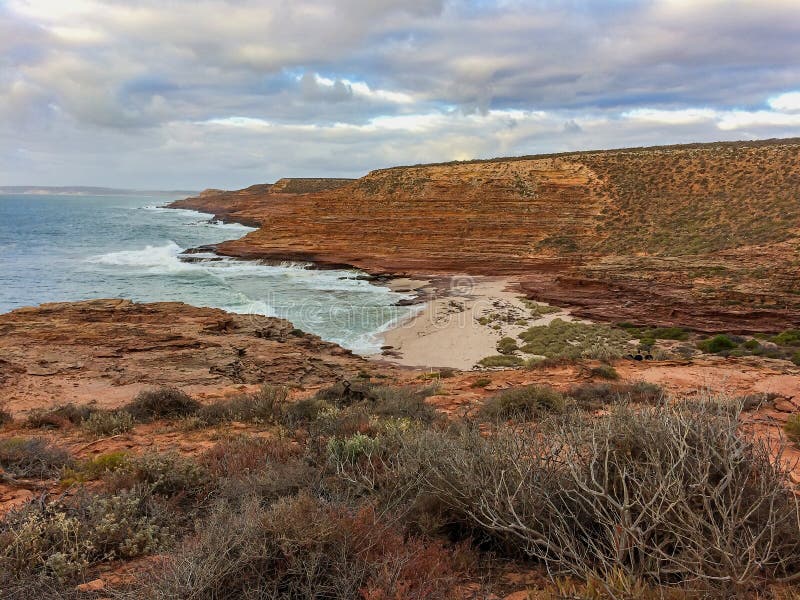 Coastline in Western Australia in Springtime Stock Image - Image of ...