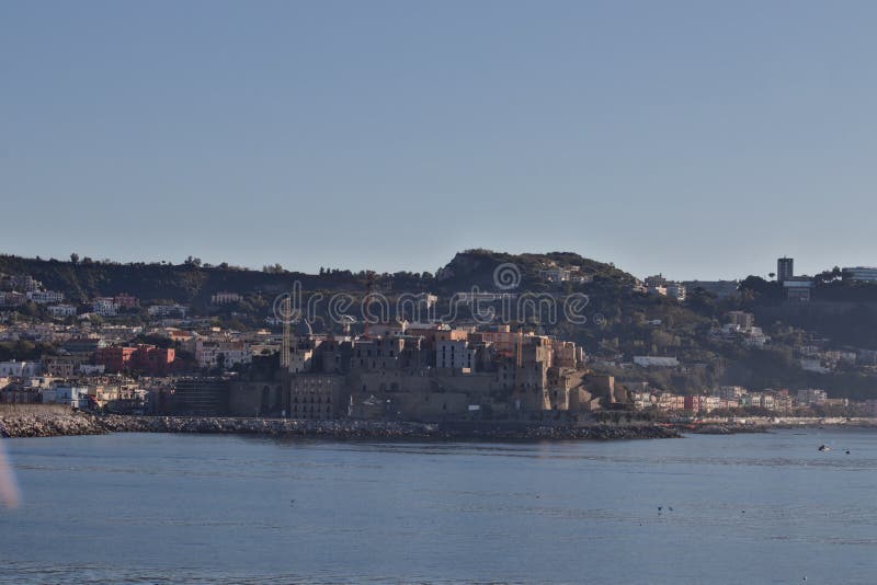 Coasts of Bacoli from the Sea Napoli Stock Photo - Image of ...