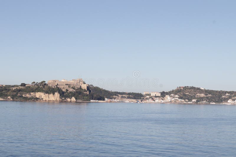 Coasts of Bacoli from the Sea Napoli Stock Photo - Image of beatiful ...