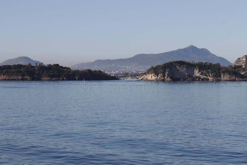 Coasts of Bacoli from the Sea Napoli Stock Photo - Image of city ...