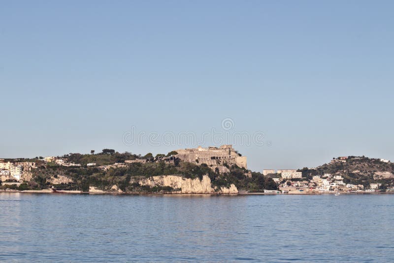 Coasts of Bacoli from the Sea Napoli Stock Image - Image of italy ...