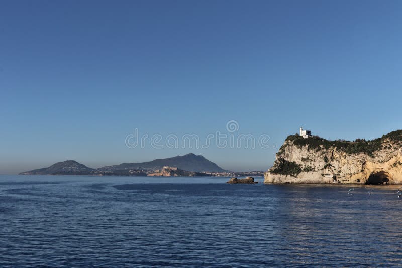 Coasts of Bacoli from the Sea Napoli Stock Image - Image of destination ...