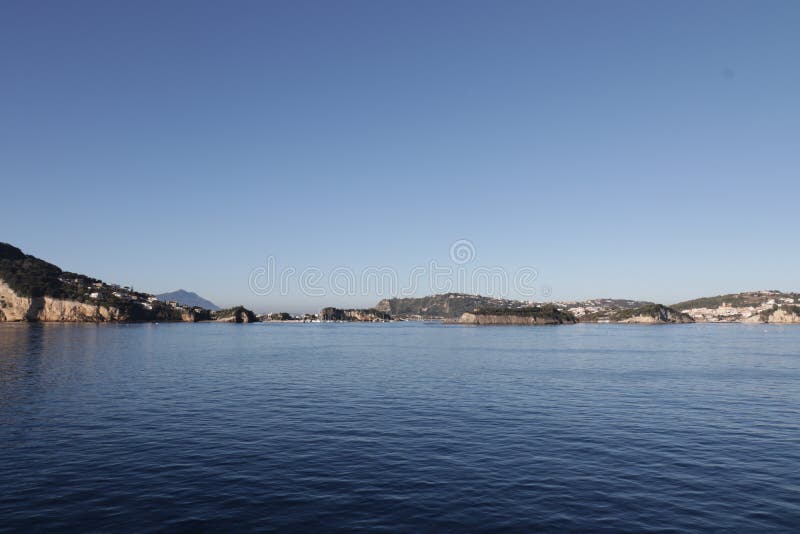 Coasts of Bacoli from the Sea Napoli Stock Image - Image of europe ...