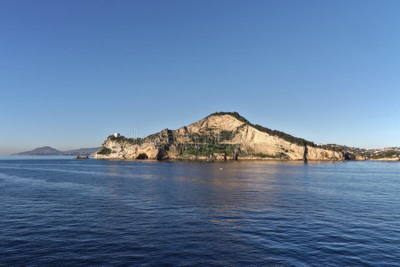 Coasts of Bacoli from the Sea Napoli Stock Photo - Image of ...