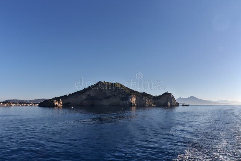 Coasts of Bacoli from the Sea Napoli Stock Photo - Image of beautiful ...