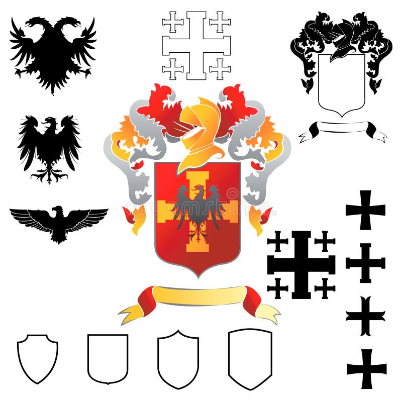Coat Of Arms 02 Stock Illustration Illustration Of Royal 439883