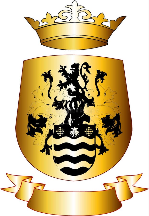 Coat of Arms stock vector. Illustration of handmade, arms - 1338306