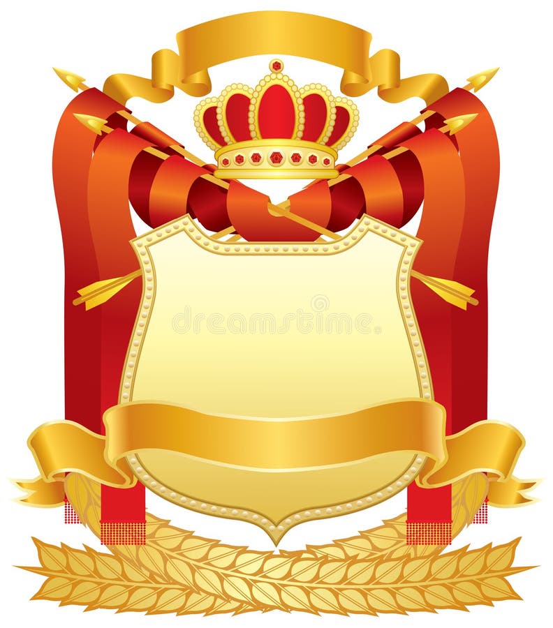 Vector coat of arms. stock vector. Illustration of symbol - 9926690