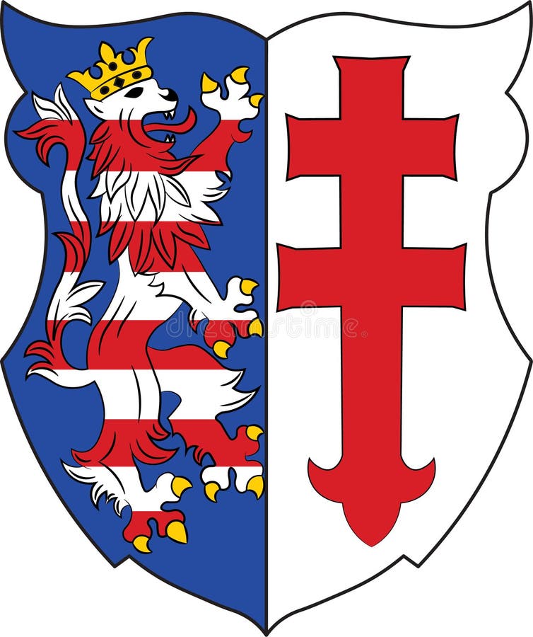 Coat of Arms of Bad Hersfeld in Hesse, Germany Stock Vector ...