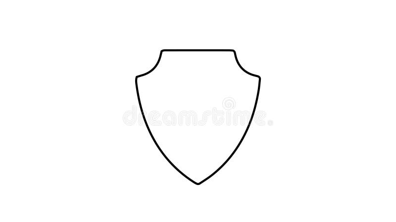 Vector Shapes in Form of Shields Stock Illustration - Illustration of ...