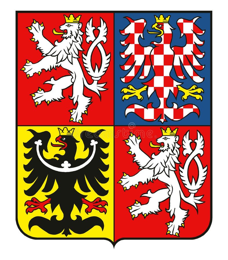 Coat Of Arms Of The Czech Republic VECTOR Stock Vector - Image: 11008683