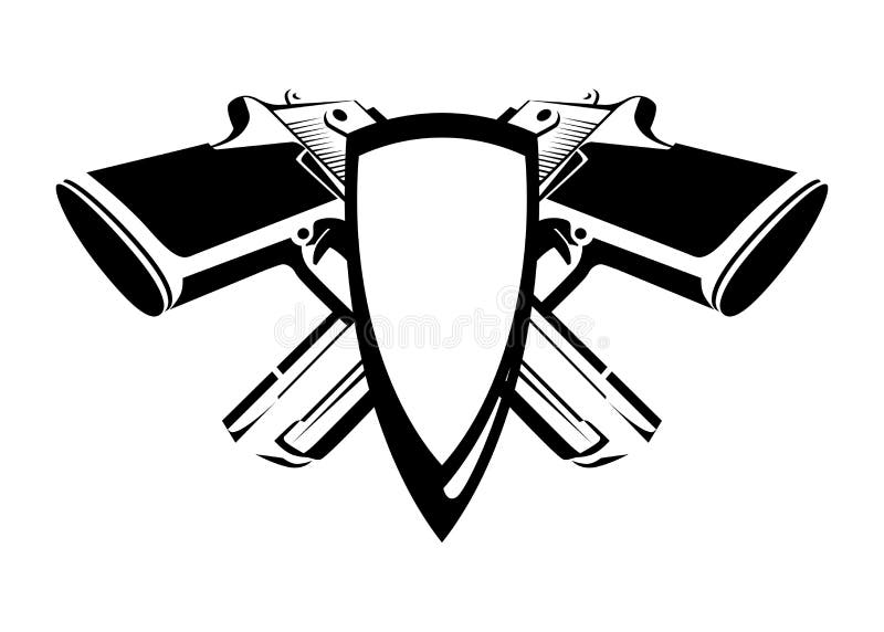 Desert Eagle White Background Stock Illustrations – 228 Desert Eagle ...