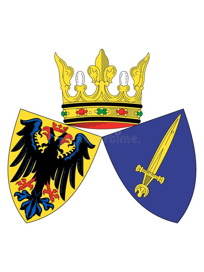 Coat of Arms of the German City of Essen Stock Vector - Illustration of ...