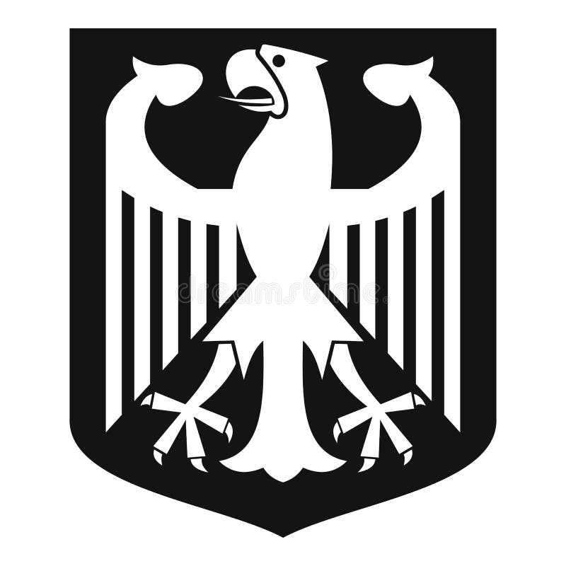 Coat of Arms of Germany Icon, Simple Style Stock Vector - Illustration ...