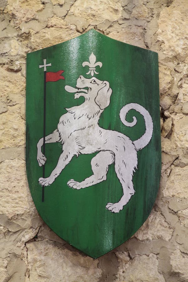 Dog Heraldic Shield Coat Arms Stock Photos - Free & Royalty-Free Stock ...