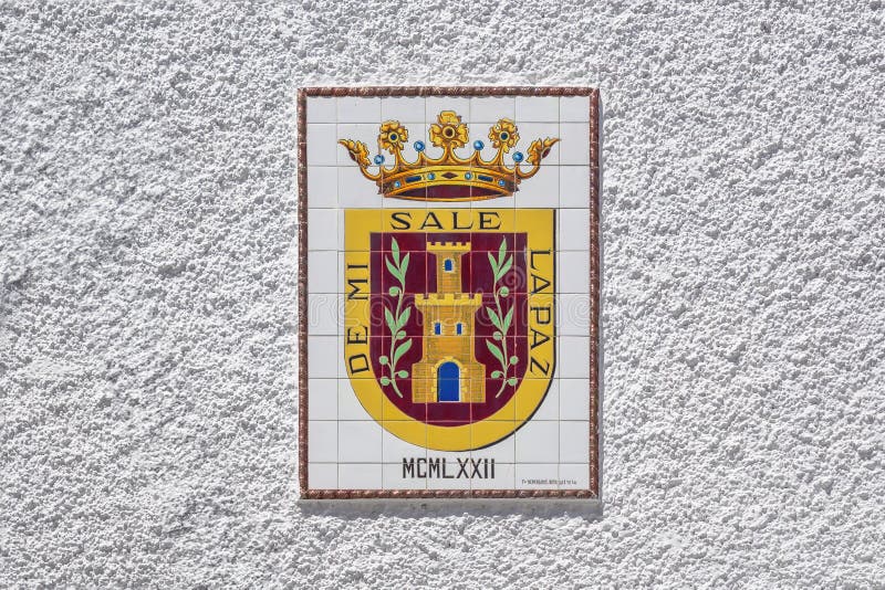 Coat of Arms of Olvera - Olvera, Andalusia, Spain Editorial Stock Image ...