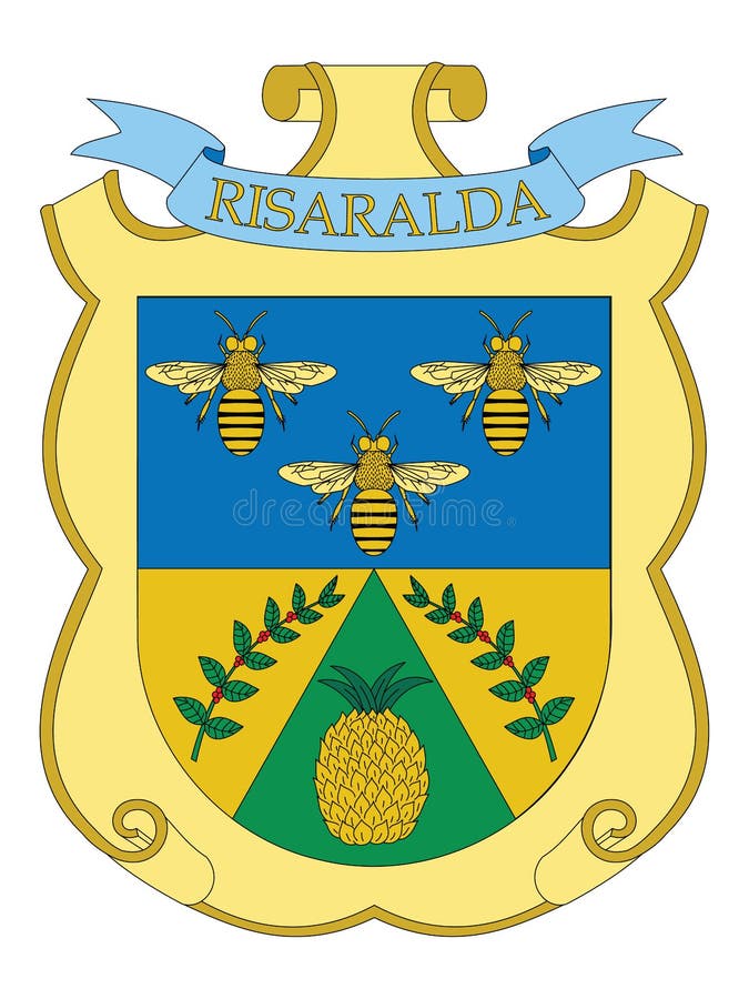 Coat of Arms of Risaralda Department Stock Vector - Illustration of ...
