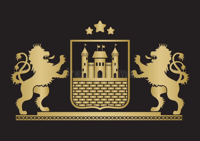 Two Lions Shield Stock Illustrations 95 Two Lions Shield Stock Illustrations Vectors