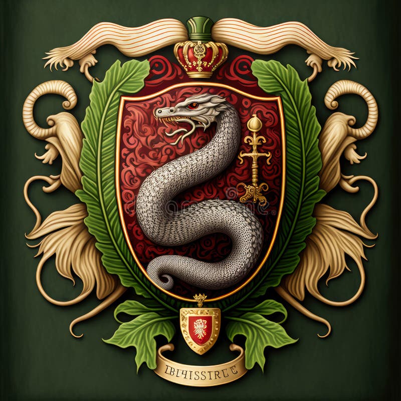 Heraldry Snake Stock Illustrations – 268 Heraldry Snake Stock ...