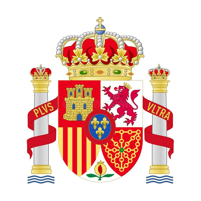 Coat of Arms Spain. Vector Illustration Stock Vector - Illustration of ...