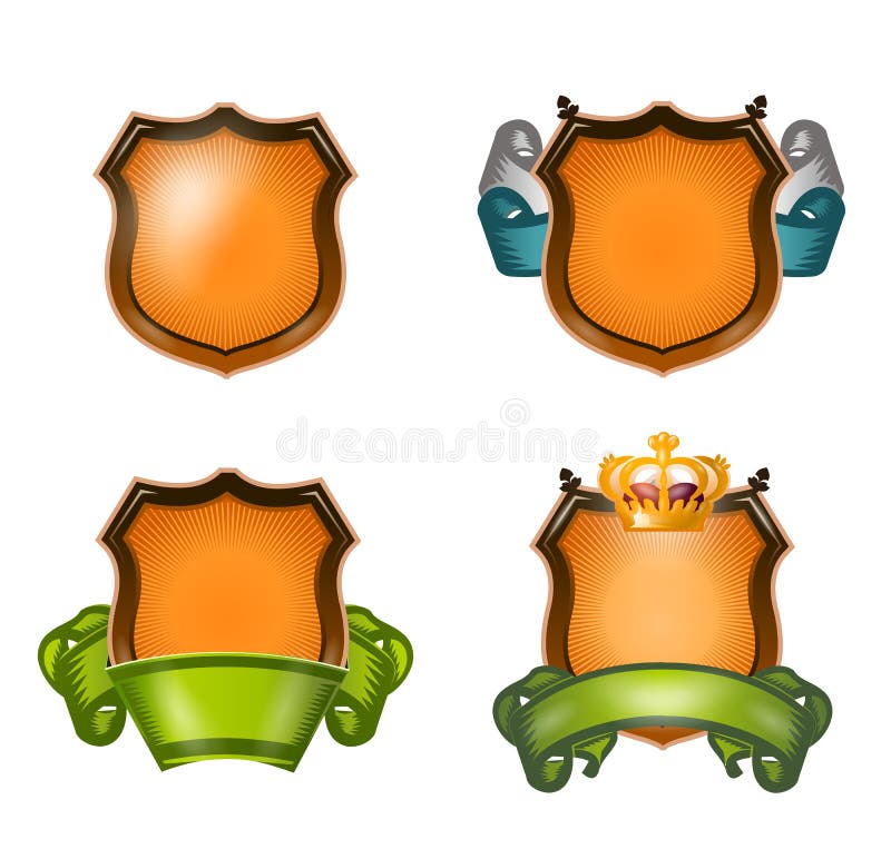 Coat of Arms. Vector Format Stock Illustration - Illustration of glossy ...