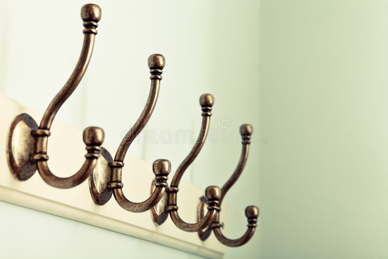 Coat hooks stock photo. Image of clothing, copy, clothes - 31829610