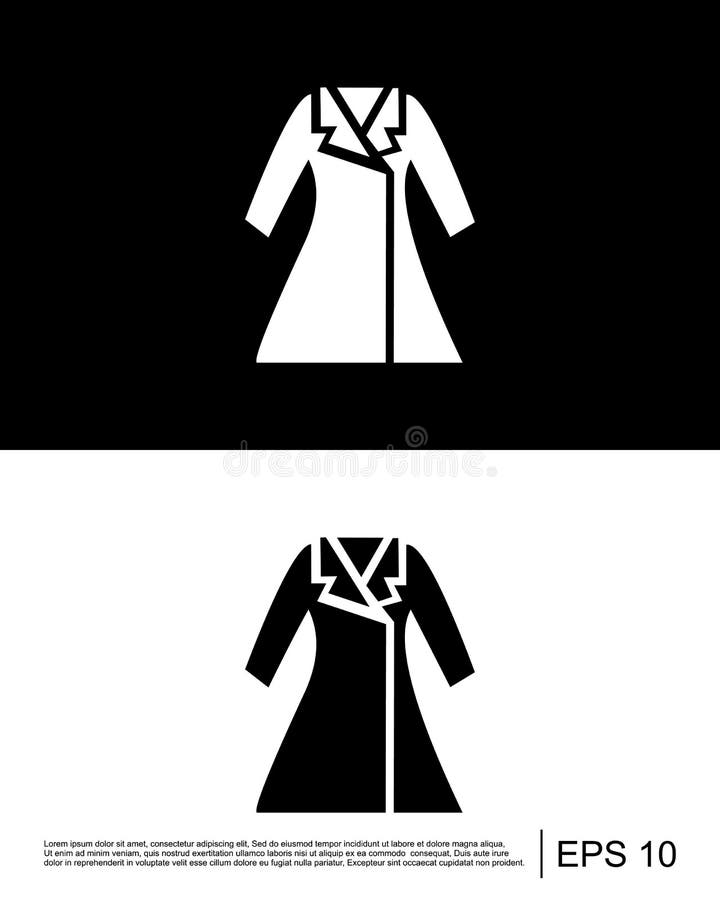 Coat Icon of Vector Illustration for Web and Mobile Stock Vector ...