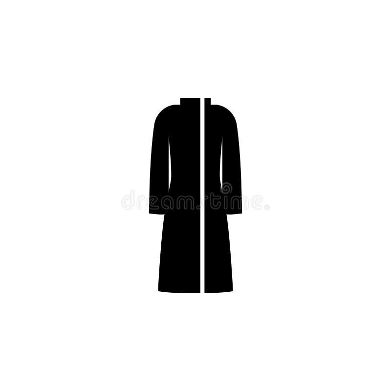 Coat Icon On White Background Clothing Or Clothes Or Fashion For Man