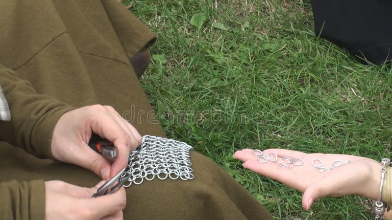 Coat of mail stock video. Video of medieval, armor, mail - 37492813