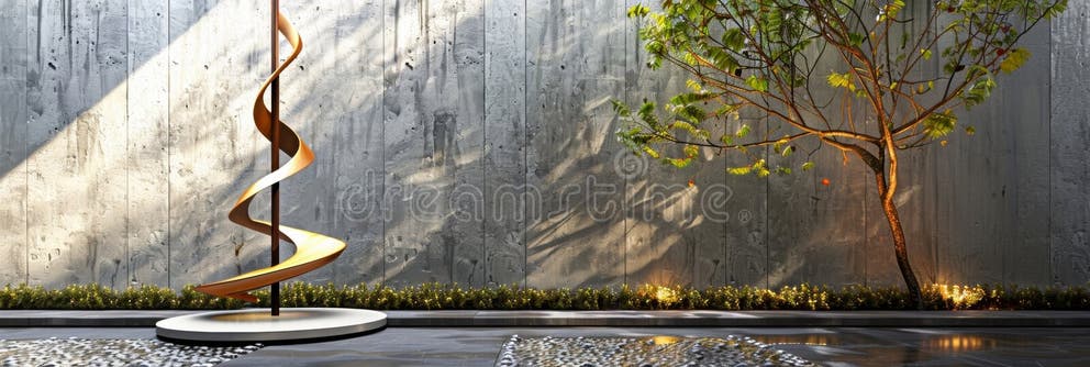 A Coat Rack with a Triangular Base and a Spiralshaped Center Pole ...