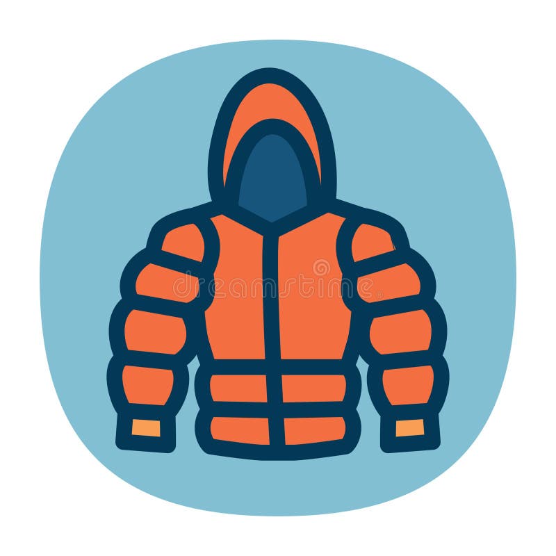 Coat. Vector Illustration Decorative Design Stock Vector - Illustration ...