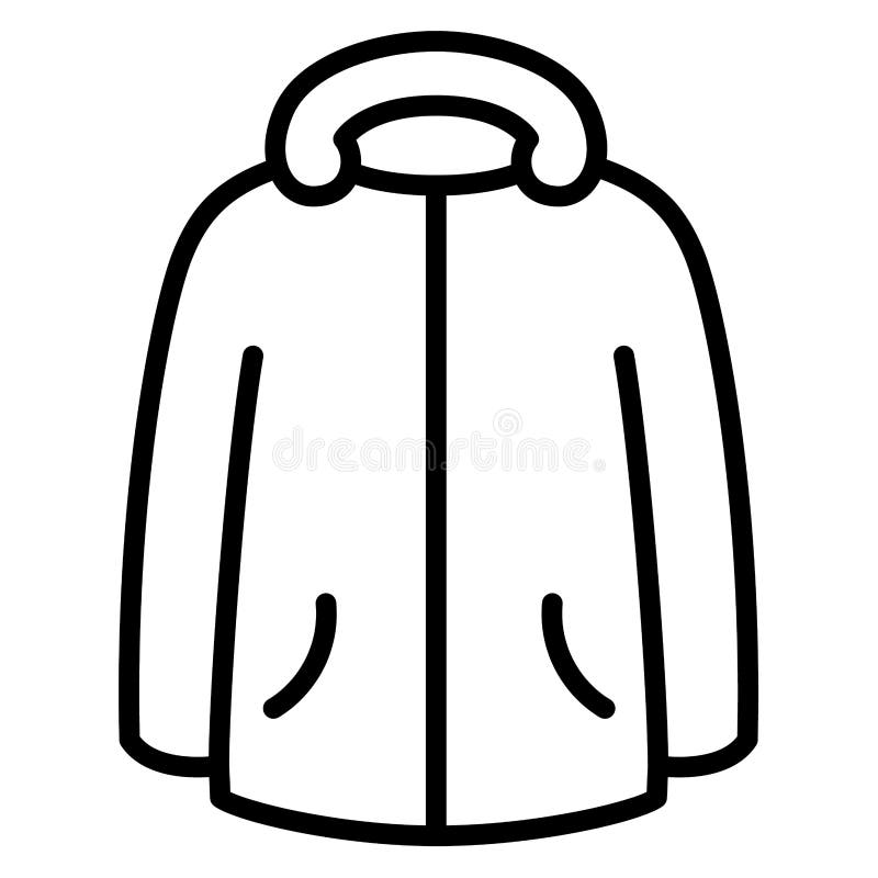 Winter Coat Icon Outline Stock Illustrations – 2,635 Winter Coat Icon ...