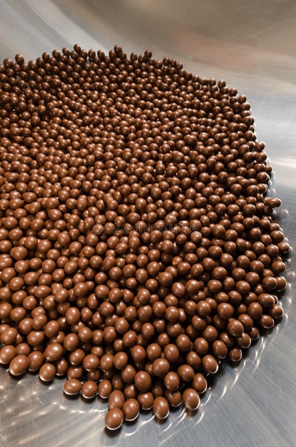 Coated Nuts in the Coating Drum Stock Image - Image of covered, bonbon ...