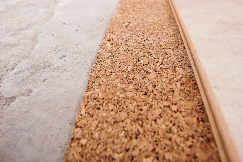Coating of the Laminate and Cork Stock Photo - Image of abstract, brown ...