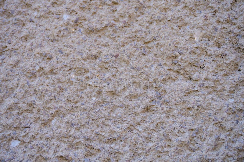 Coating Lightweight Concrete Wall Surface. Plaster Texture Layer ...