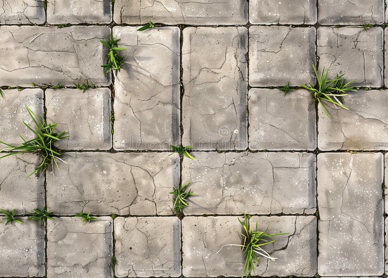Coating with Modern Textured Paving Tiles of Square Shape. Stock Image ...
