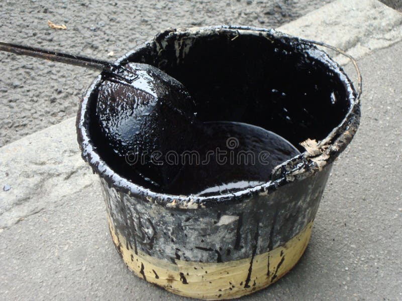 Bituminous Mastic-coating Waterproofing of the Foundation in a Bucket ...