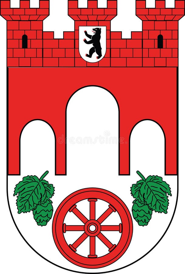 Coats of arms of Pankow stock vector. Illustration of coats - 208530786