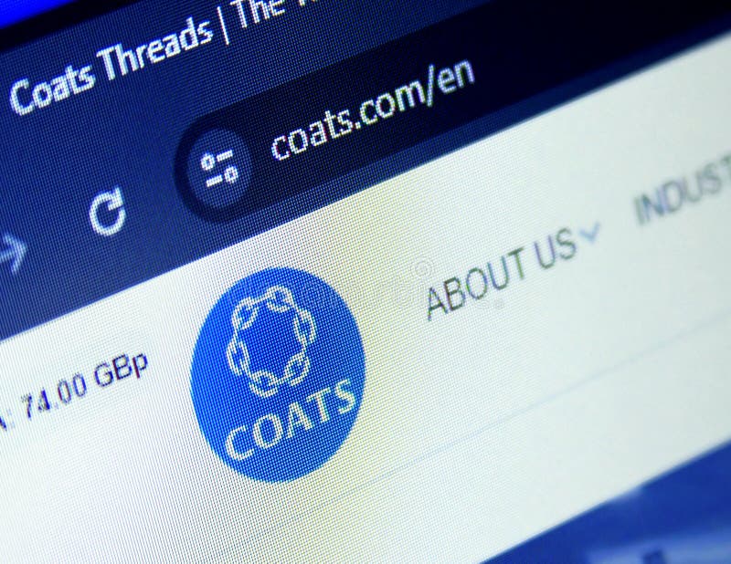 Coats Group Textile Material Company Editorial Stock Photo - Image of ...