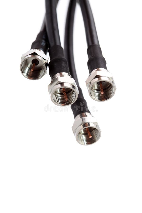 Coax cable stock image. Image of white, black, space - 17516109