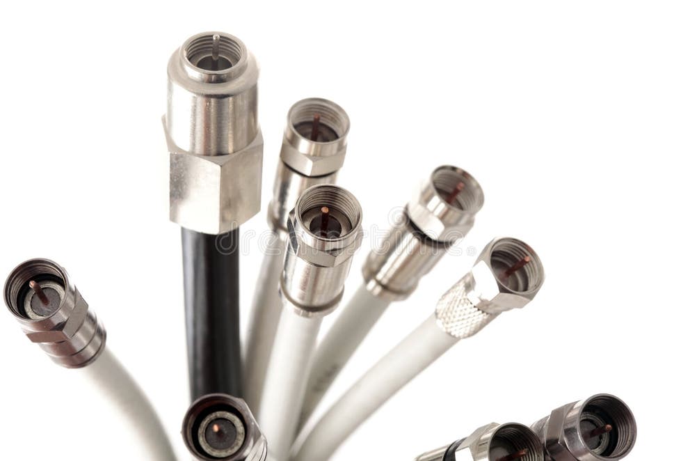 Coax Cables stock image. Image of objects, television - 23976177
