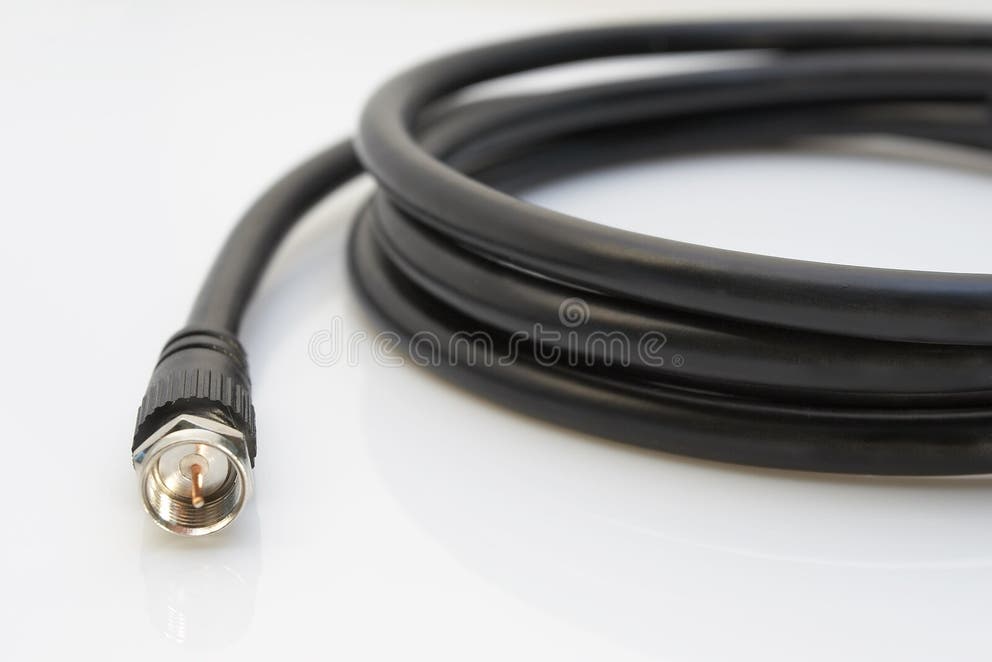 Coax TV Cable stock photo. Image of repair, satellite, cable - 206962