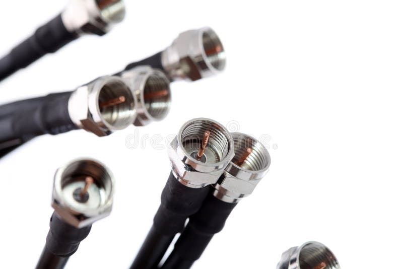 Coaxial cables stock photo. Image of wired, horizontal - 17516096