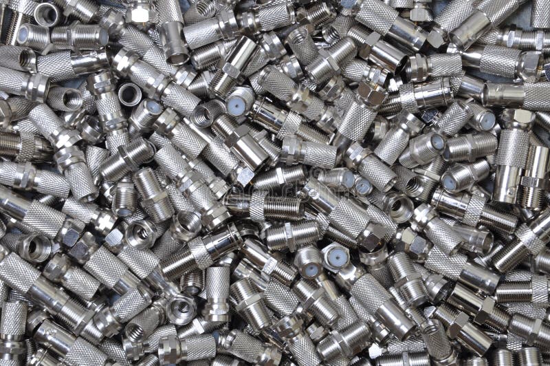 Coaxial connectors stock image. Image of coaxial, communication - 26552041