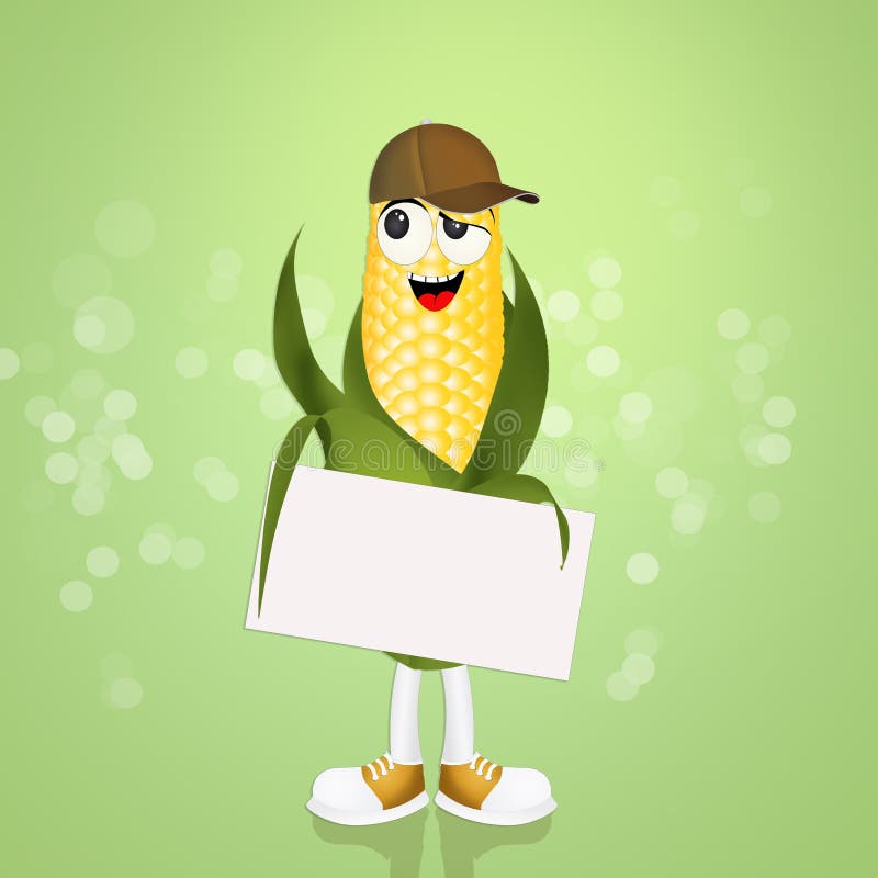 Cob cartoon stock illustration. Illustration of cute - 69370886