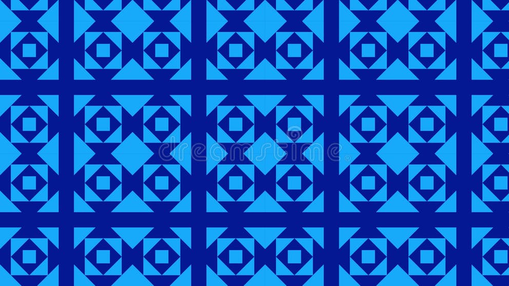 Cobalt Blue Square Pattern stock vector. Illustration of quadrate ...