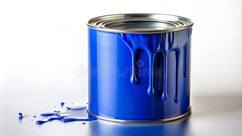 Cobalt Cascade: a Symphony of Blue AI Generated Stock Illustration ...